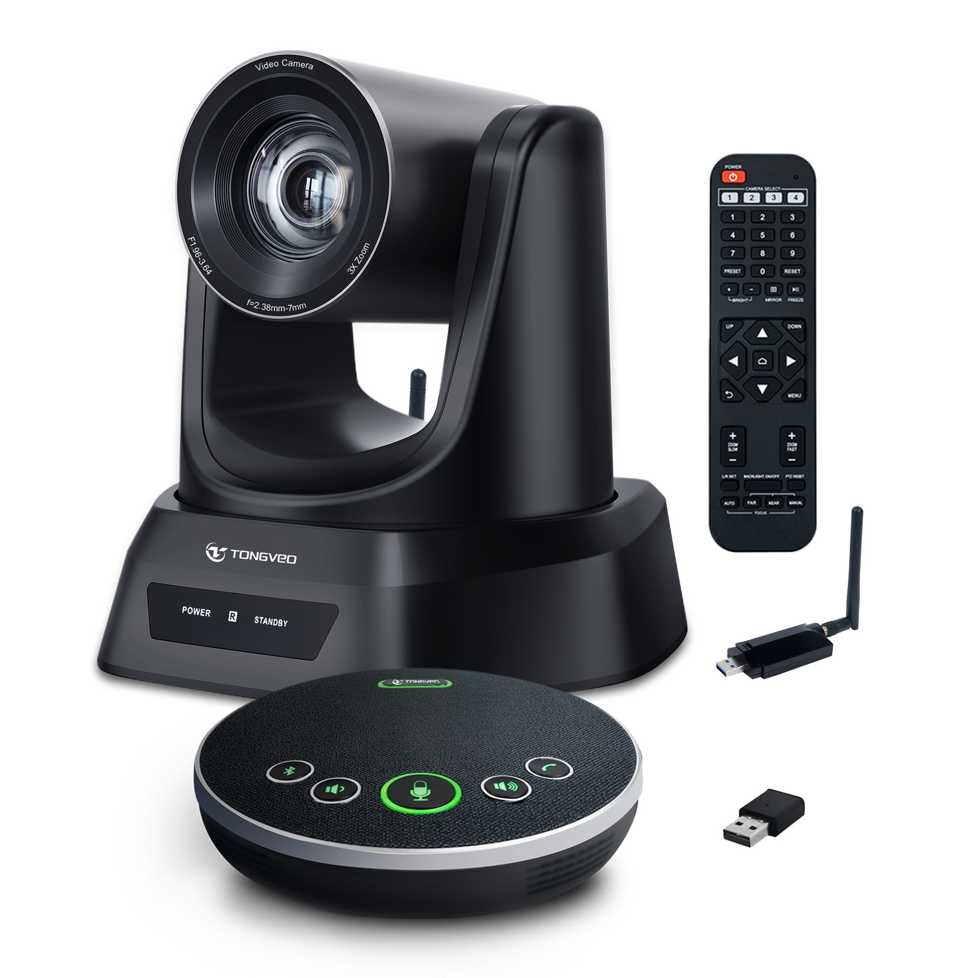 Watch TONGVEO Wireless Conference Camera with Bluetooth Mic on Amazon Live