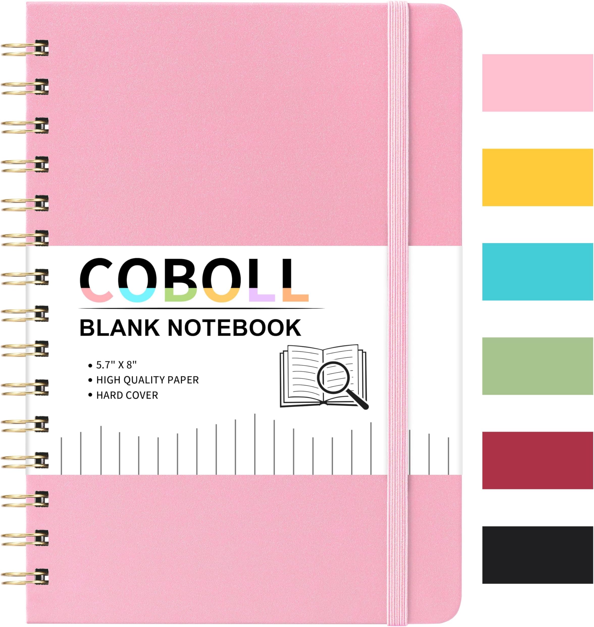 Amazon.com : Blank Notebook/Journal - Notebooks with Hardcover and ...
