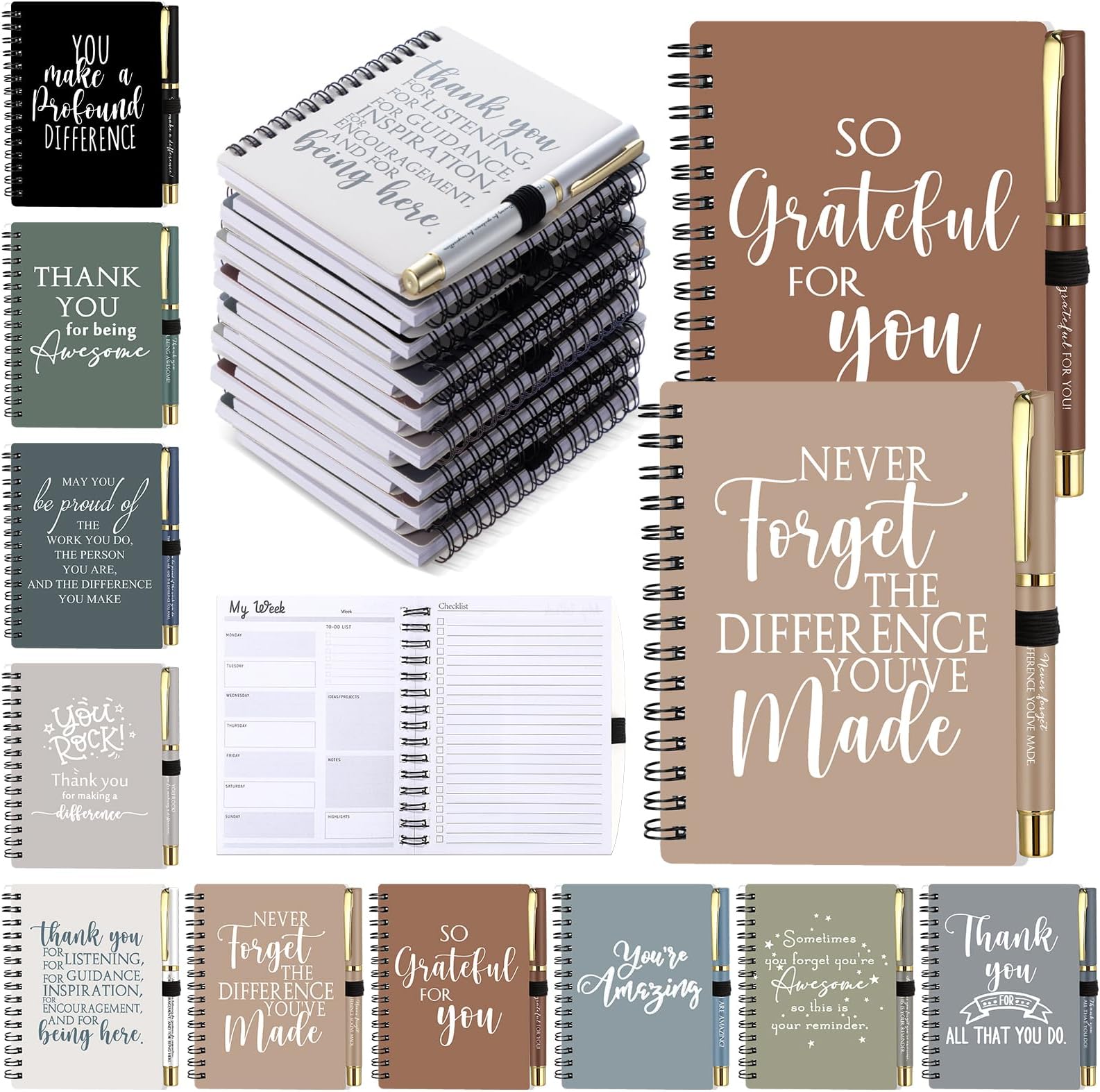 Amazon.com : Tellingyou 20 Pcs/10 Set Volunteer Teacher Employee ...