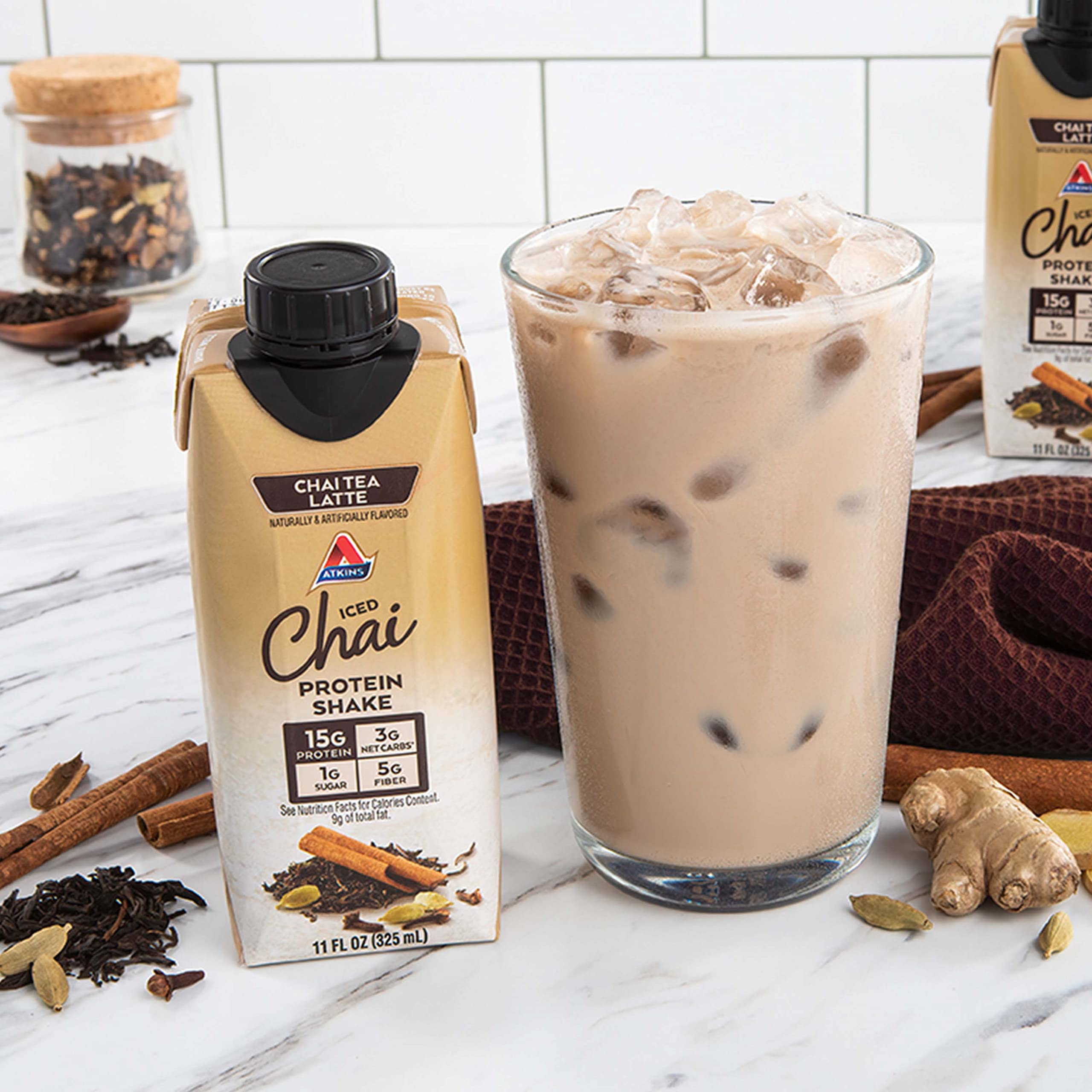 Snapklik.com : Atkins Chai Tea Latte Protein Shake