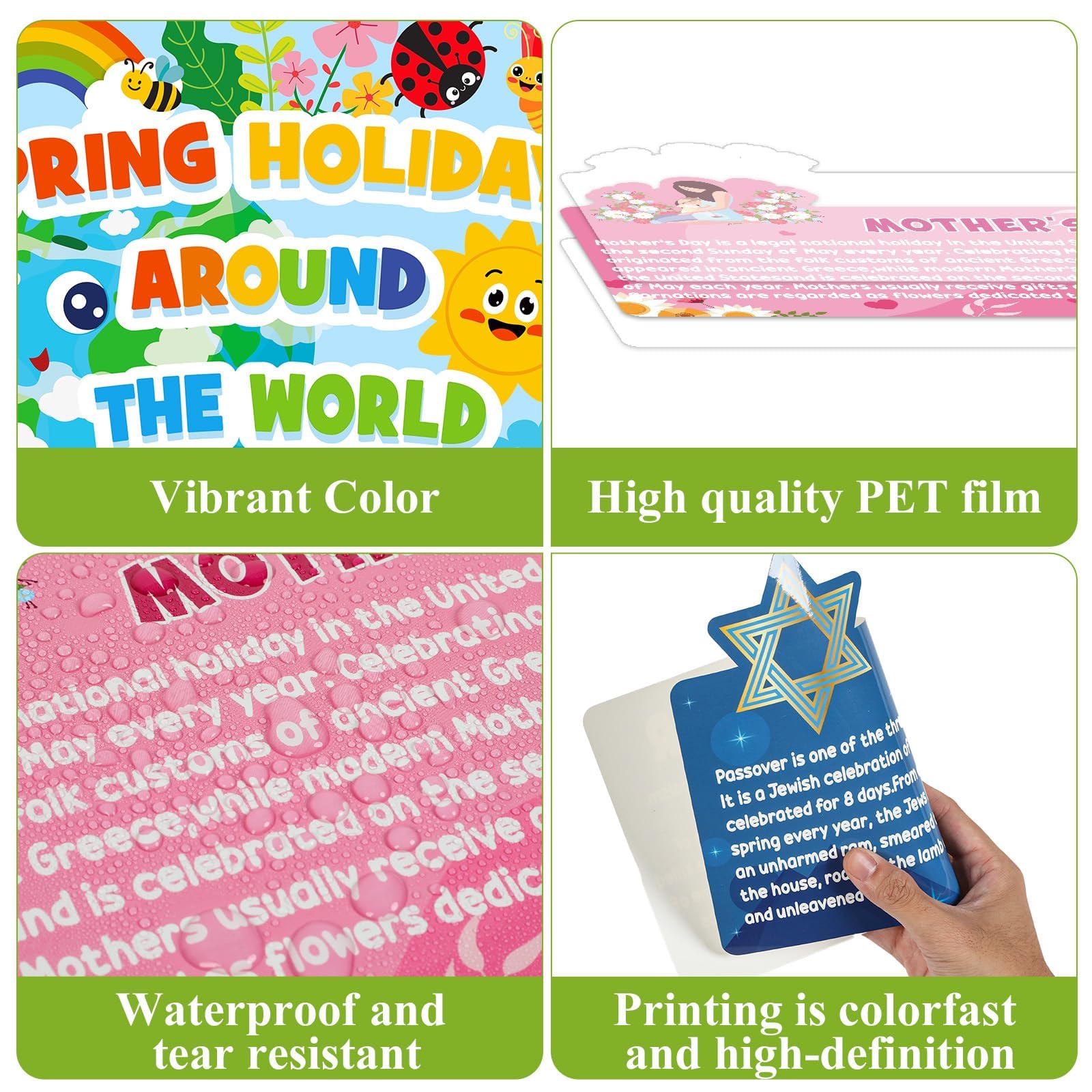 Snapklik.com : Spring Bulletin Board Decorations Spring Holidays Around ...