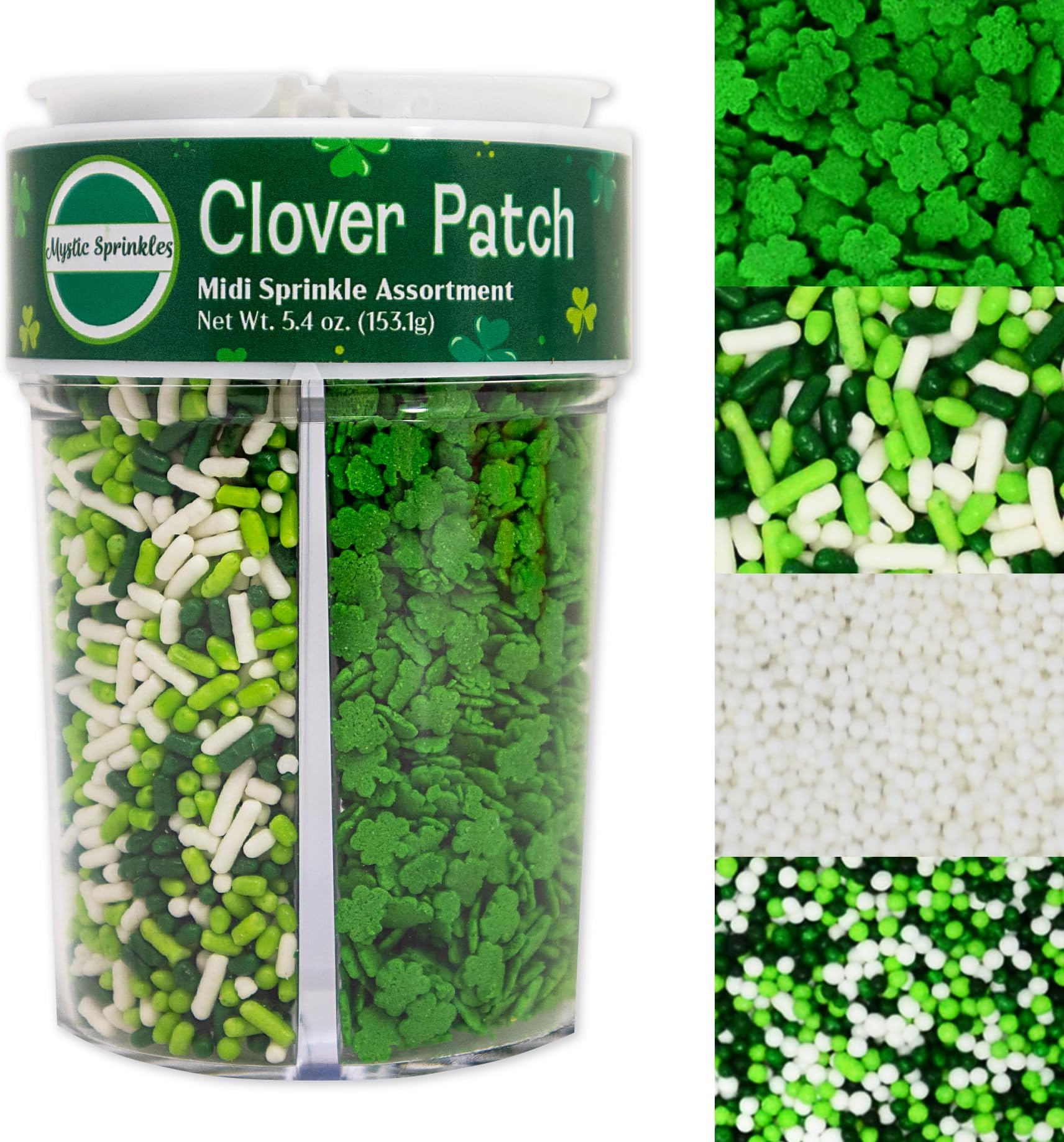 Amazon.com: Mystic Sprinkles St. Patrick's Day 4 Cell Sprinkle ...