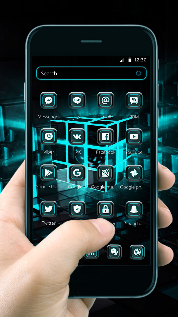 Neon Rubix Cube 2D Theme - Aplicativo na Amazon Appstore