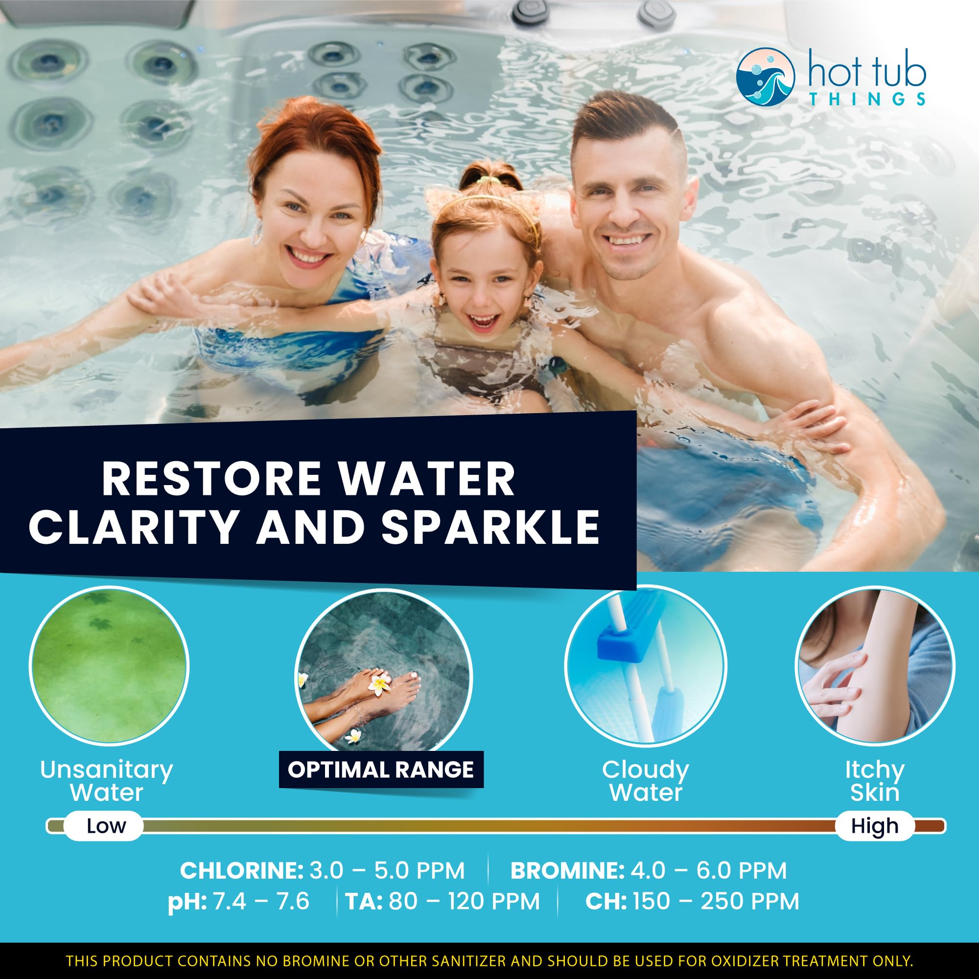 Snapklik.com : Oxidizing Spa Shock, Clears Cloudy Water, Eliminates ...