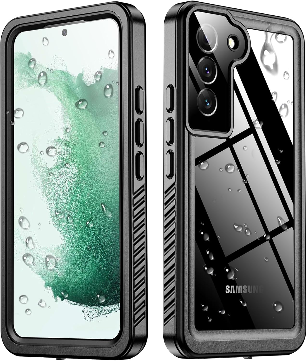 Amazon.com: SPIDERCASE Designed for Samsung Galaxy S22 Case Waterproof,Built-in Screen Protector ...