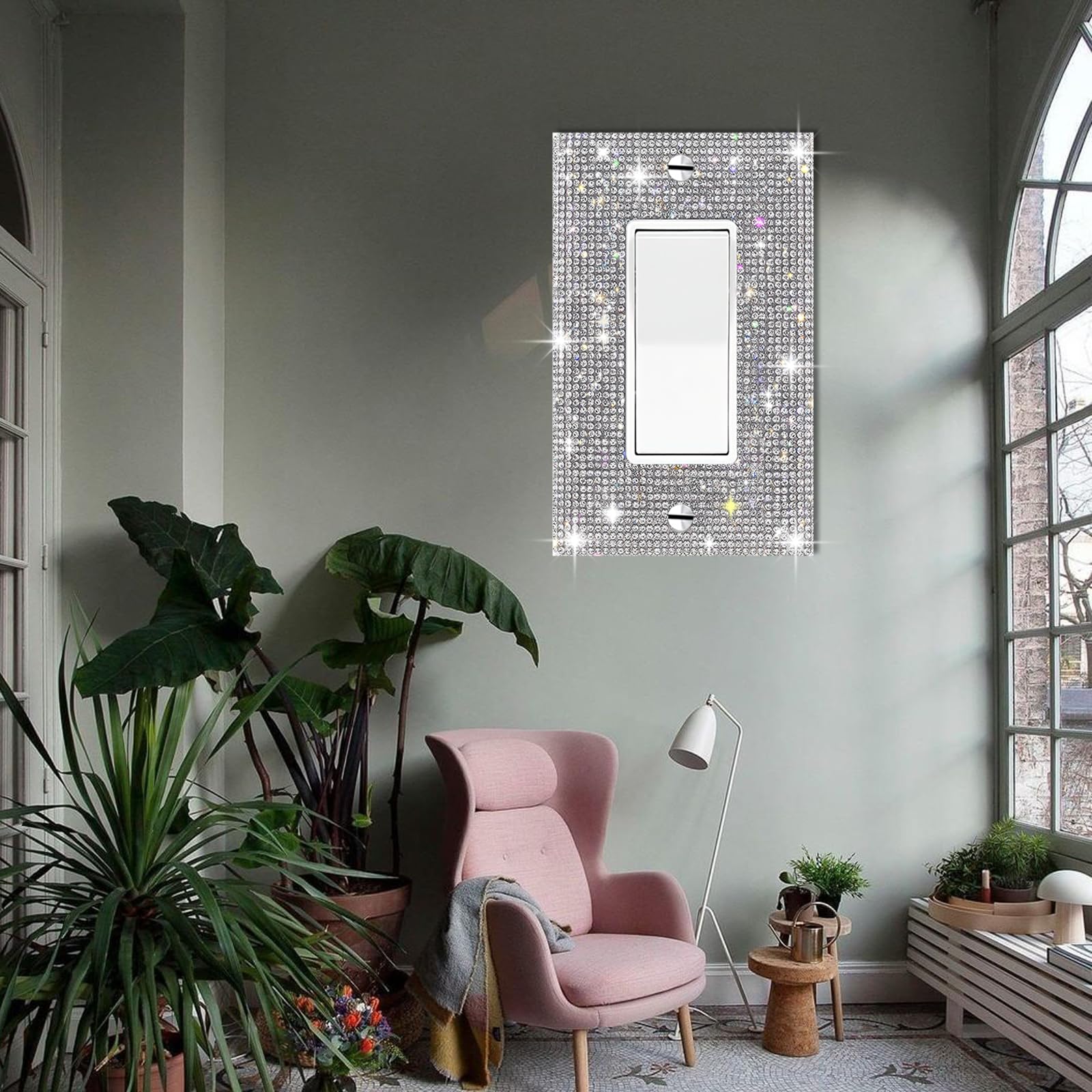 Silver Electrical Plates Clipsal Iconic Power Point Silver | Iconic