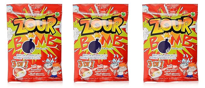 Zour Bomb Candy, Cola, 110g (Pack of 2) : Amazon.in: Grocery & Gourmet ...