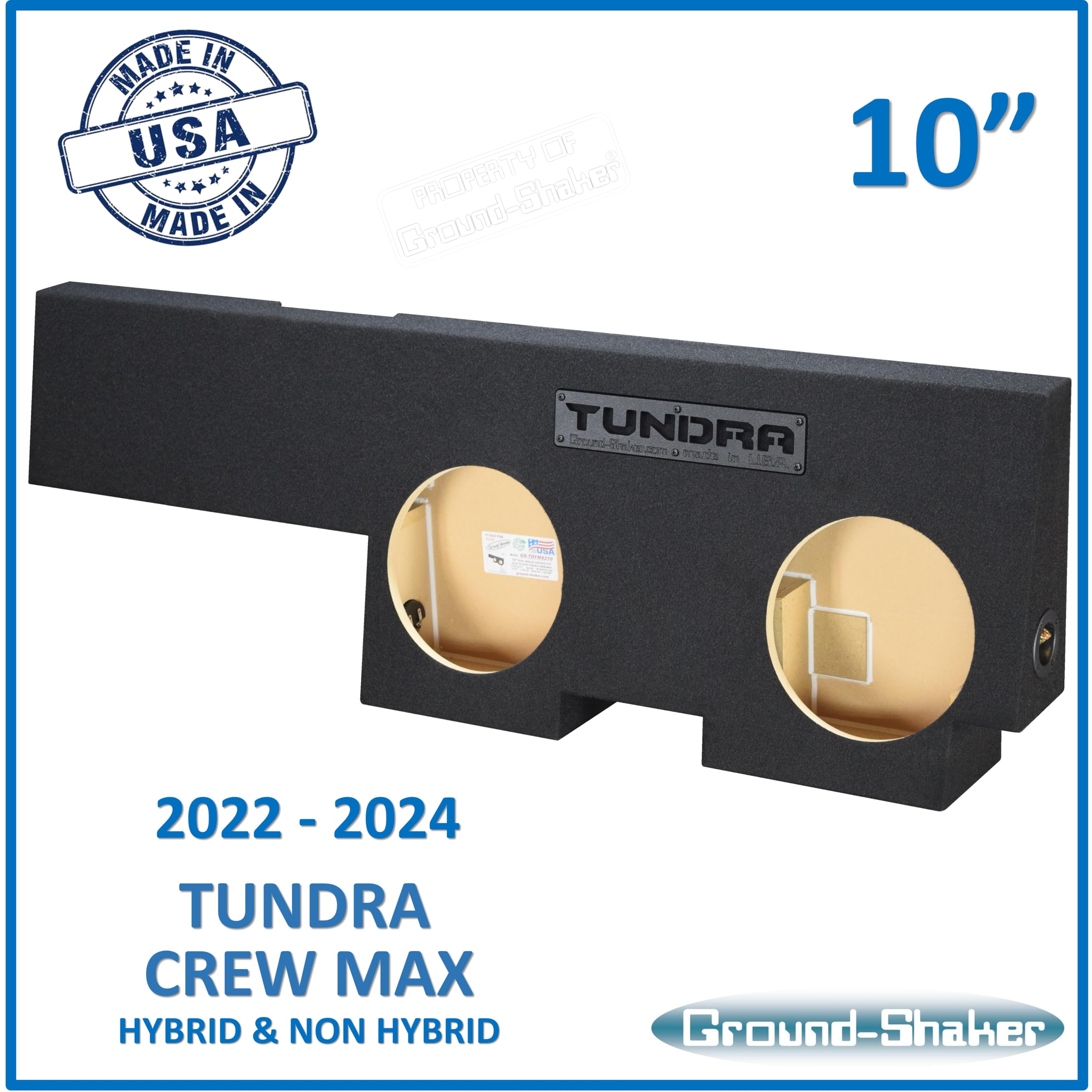 1st Gen 2022+ Toyota Tundra Subwoofer Box Enclosure Solutions Archives - Taco Behind Seat
