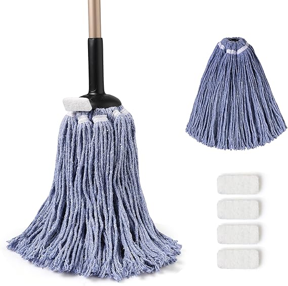 Amazon.com: Eyliden String Mop, Non-Touch Replacement Cotton Mops for ...
