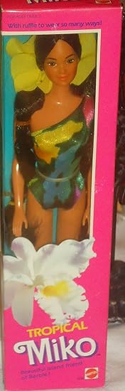 Amazon.com: Barbie Tropical Miko Beautiful Island Friend of Barbie 1985 ...