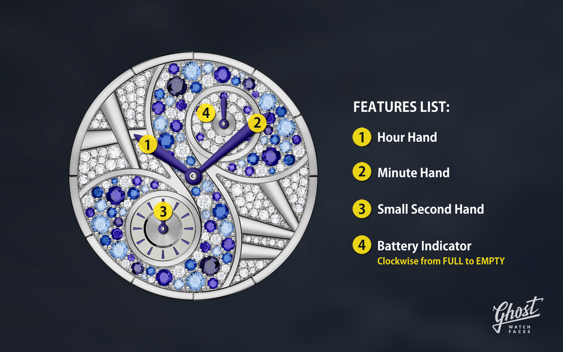 Gemini Watch Face - App on Amazon Appstore