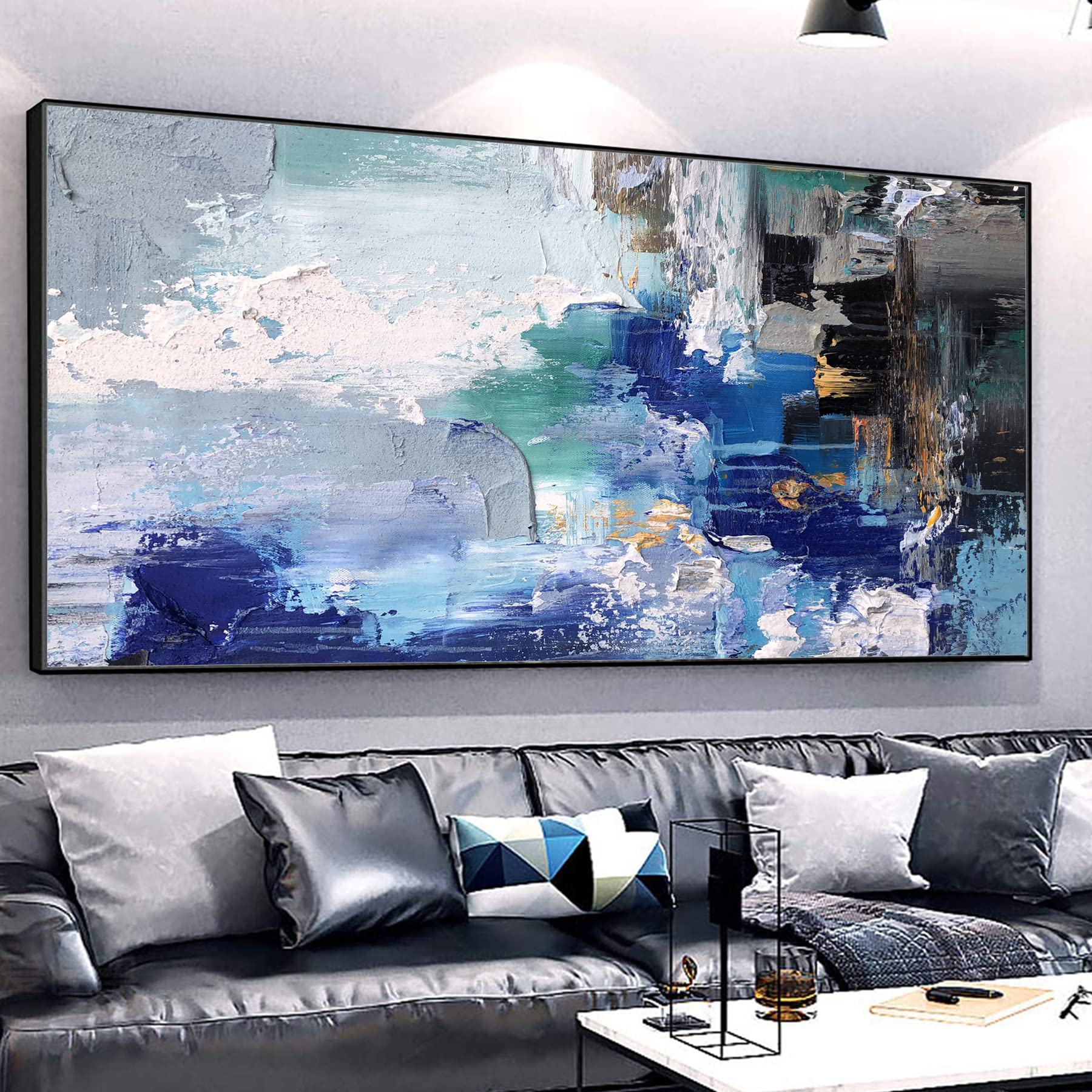 Blue Acrylic Painting Ideas