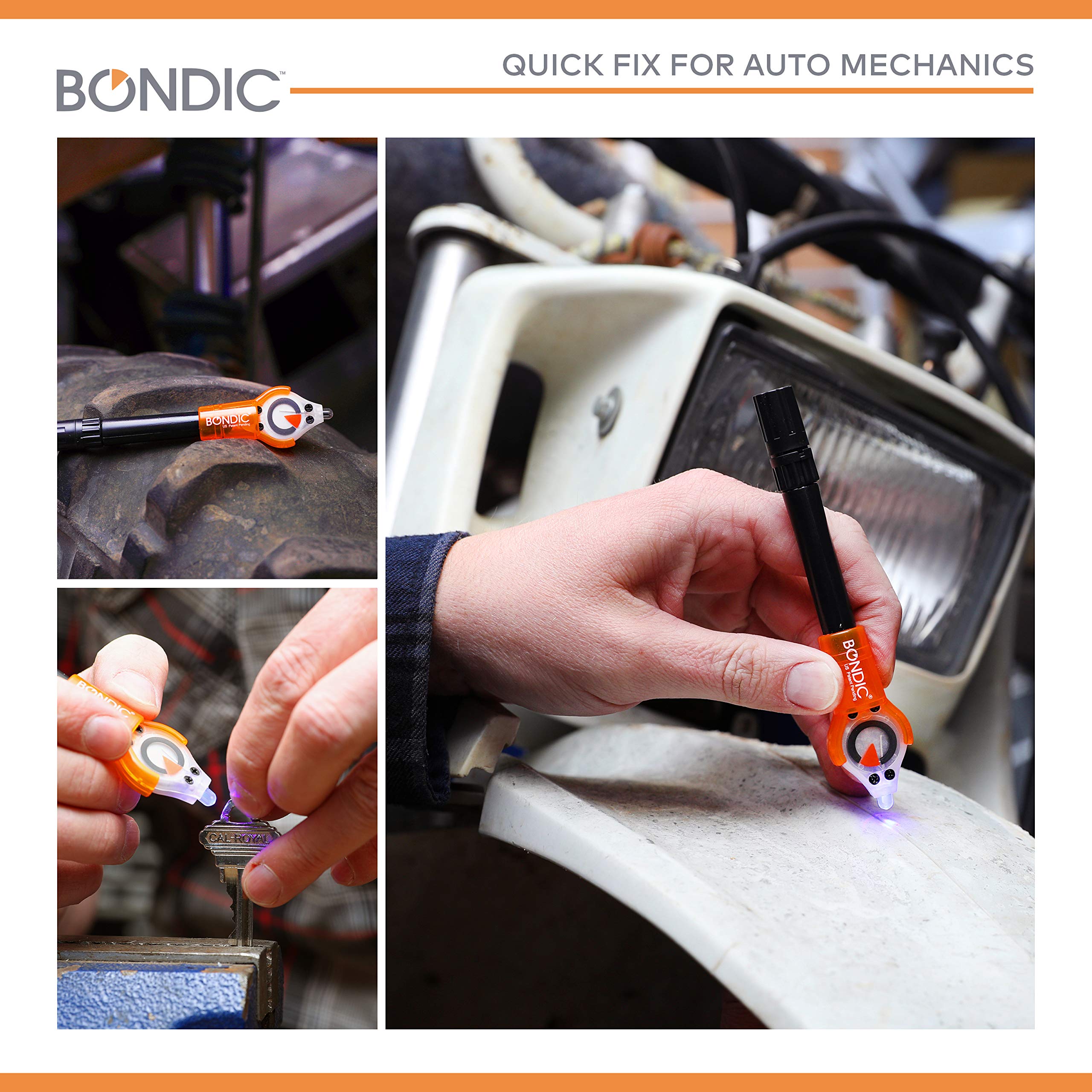 Bondic UV Resin Kit with Light Lamp Plastic Welding Kit, Plastic Repair ...