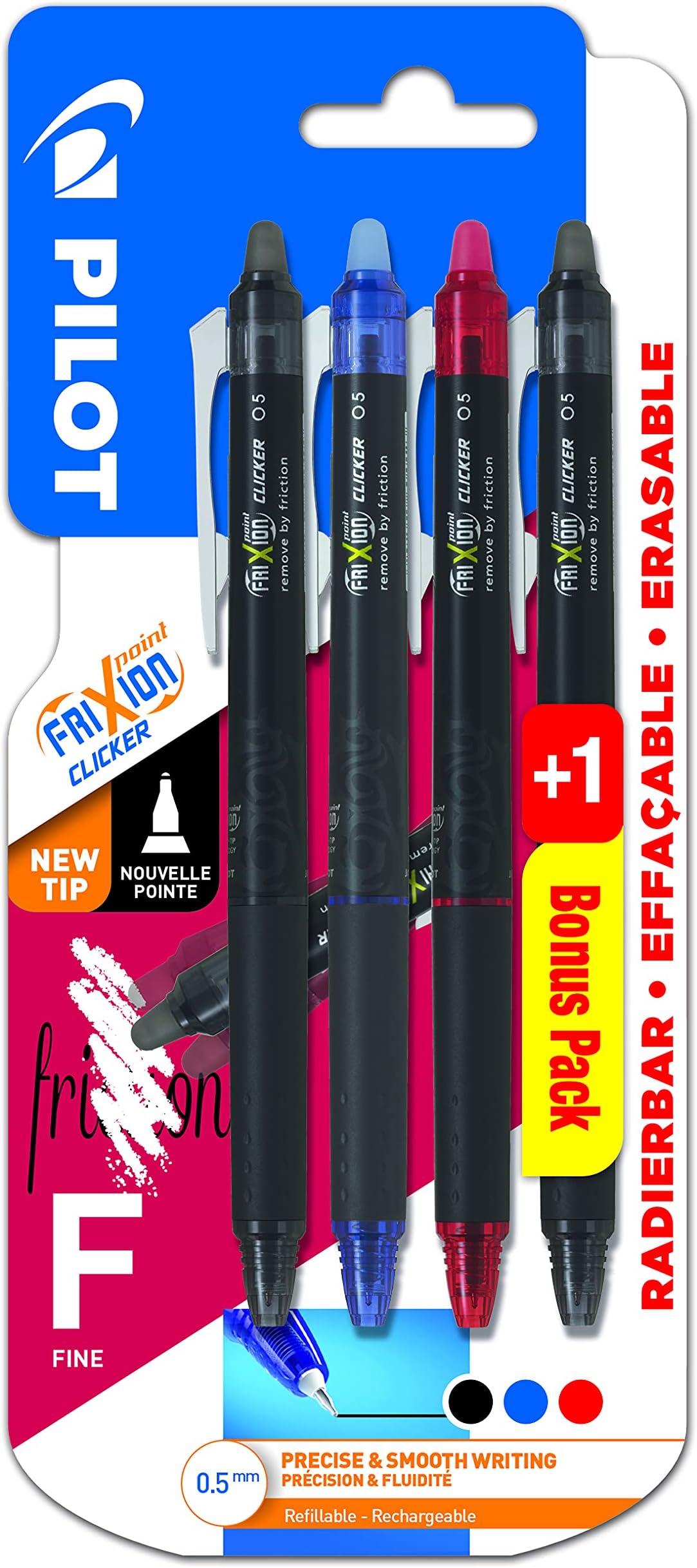 Rub Out Pens Pilot Frixion Erasable Rollerball 0.7 Mm Tip (Box Of 12 ...