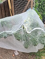 Amazon.com : Homoda Fruit Tree Netting Cover with Zipper and Drawstring, 10ft x 9.5ft Insect ...