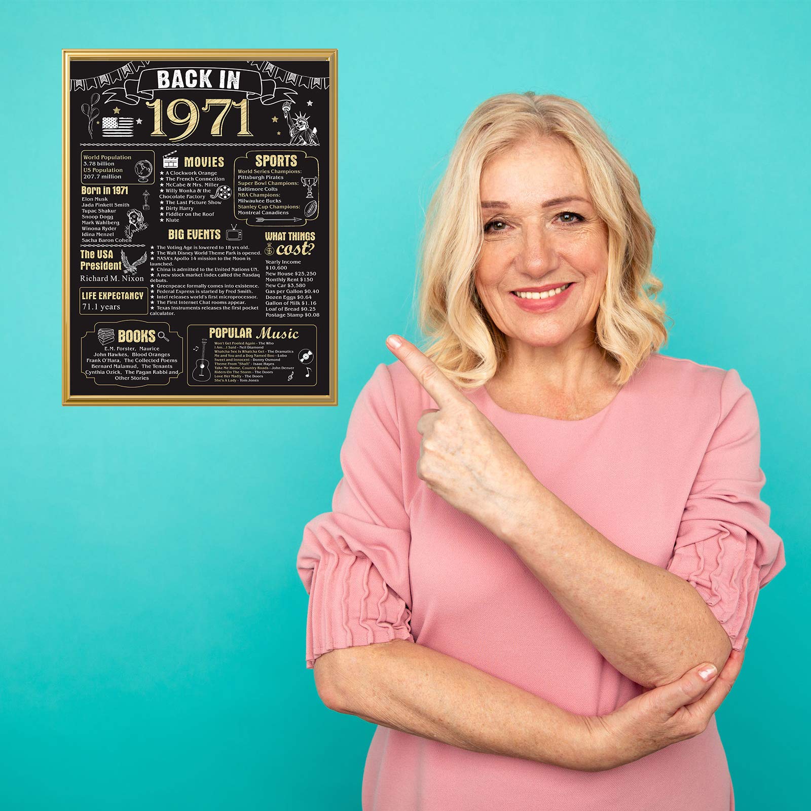 Buy 51th Birthday Decorations for Men Women 51th Birthday Gift for Him ...