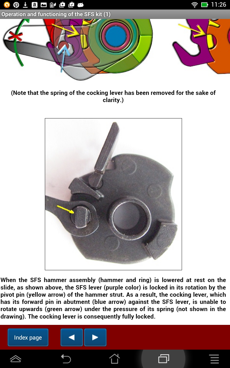 Safety Fast Shooting system (SFS) for Browning Hi-Power pistol ...