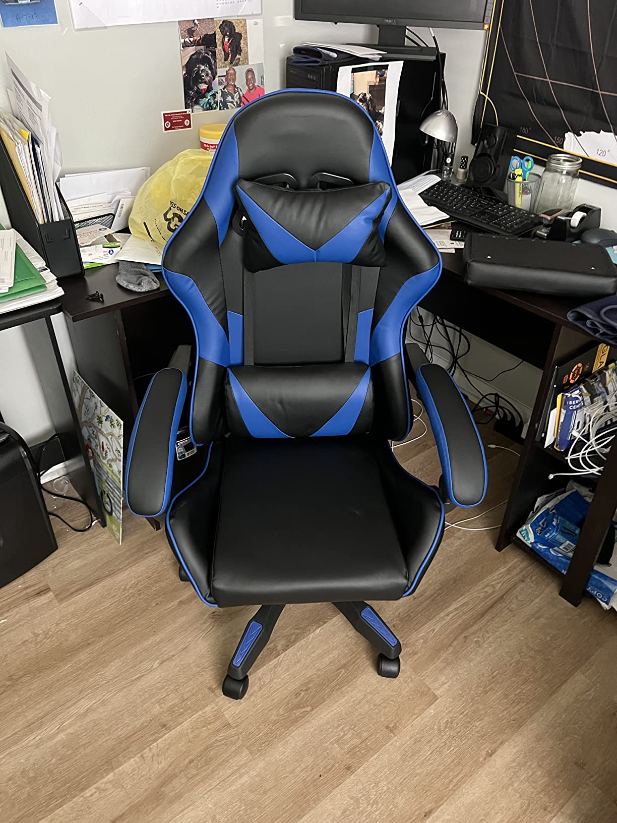 $21/mo - Finance Echoamo Gaming Chair with Footrest-Computer Ergonomic ...