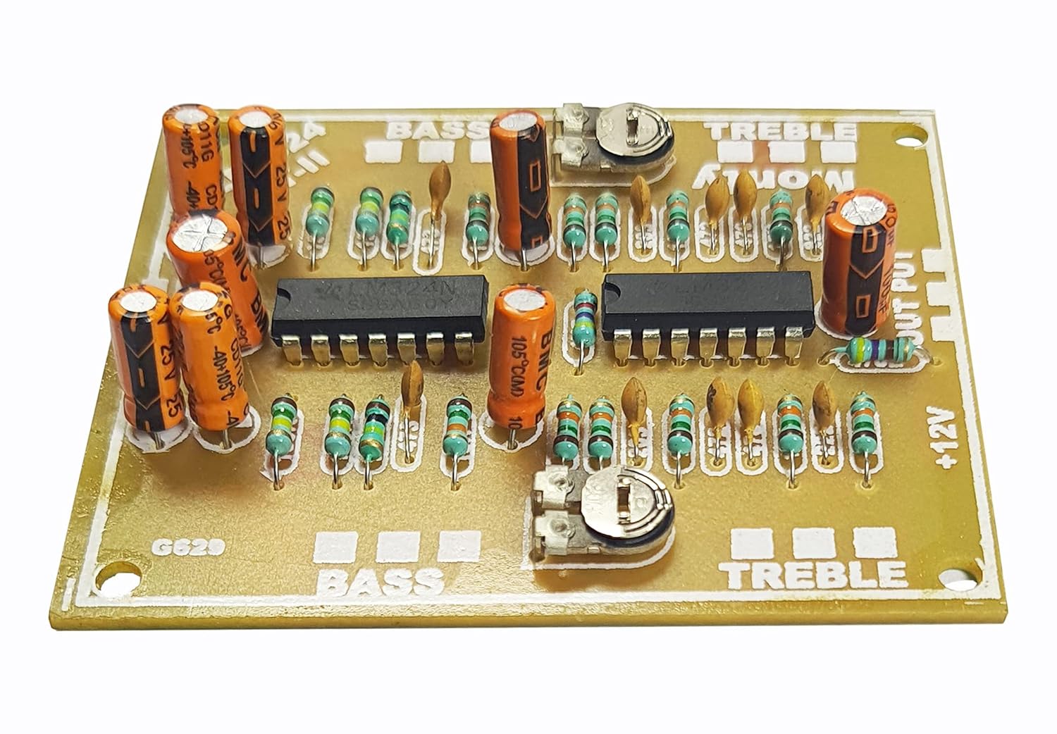 SYMFONIA Bass Treble Control Passive Equalizer Board with Double LM324 ...