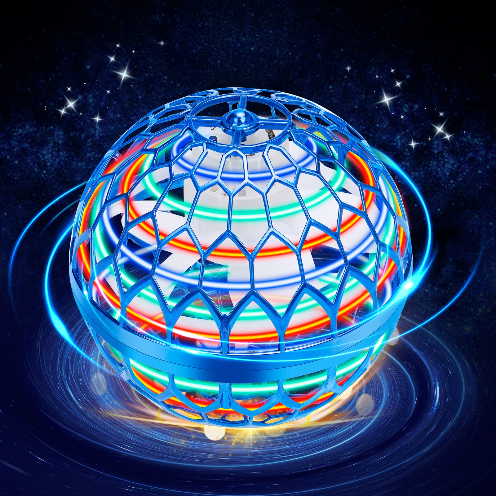 Buy Flying Orb Ball, Nebula Orb, 360° Rotating Hover Boomerang Ball ...