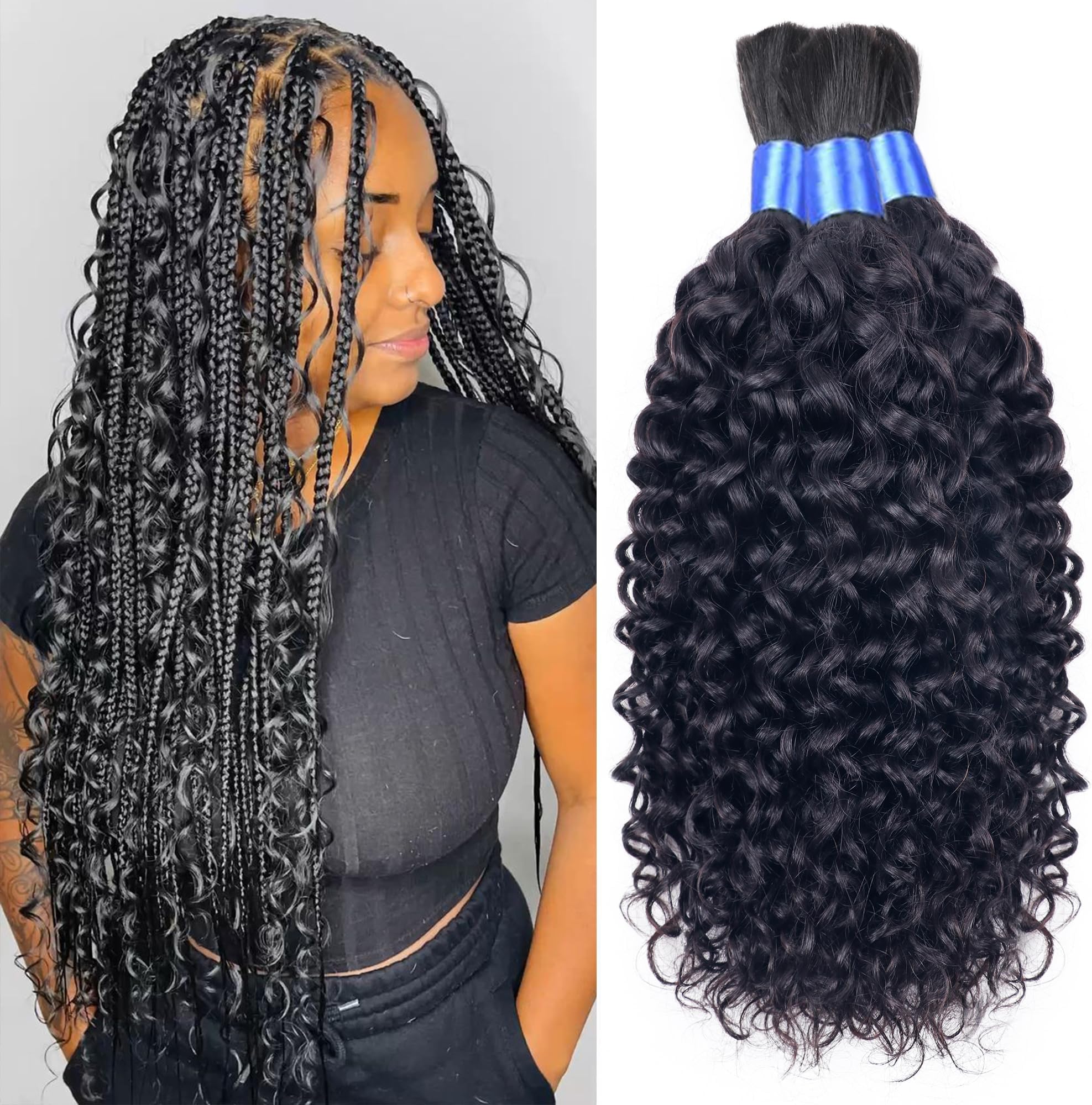 Amazon.com : Sensationnel Empire Bulk hair braiding – Empire Water Wave ...
