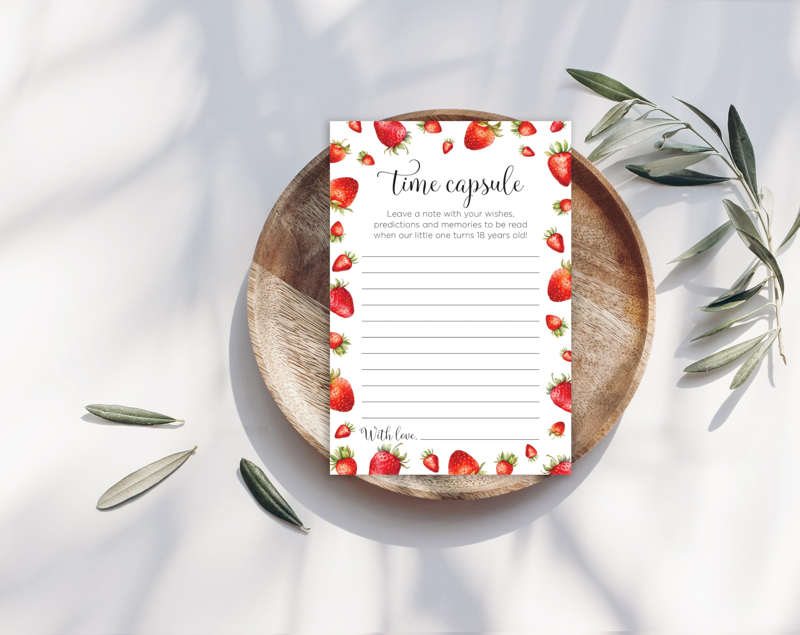 Amazon.com : InvitationHouse Strawberry Time Capsule Cards - 48 Cards ...