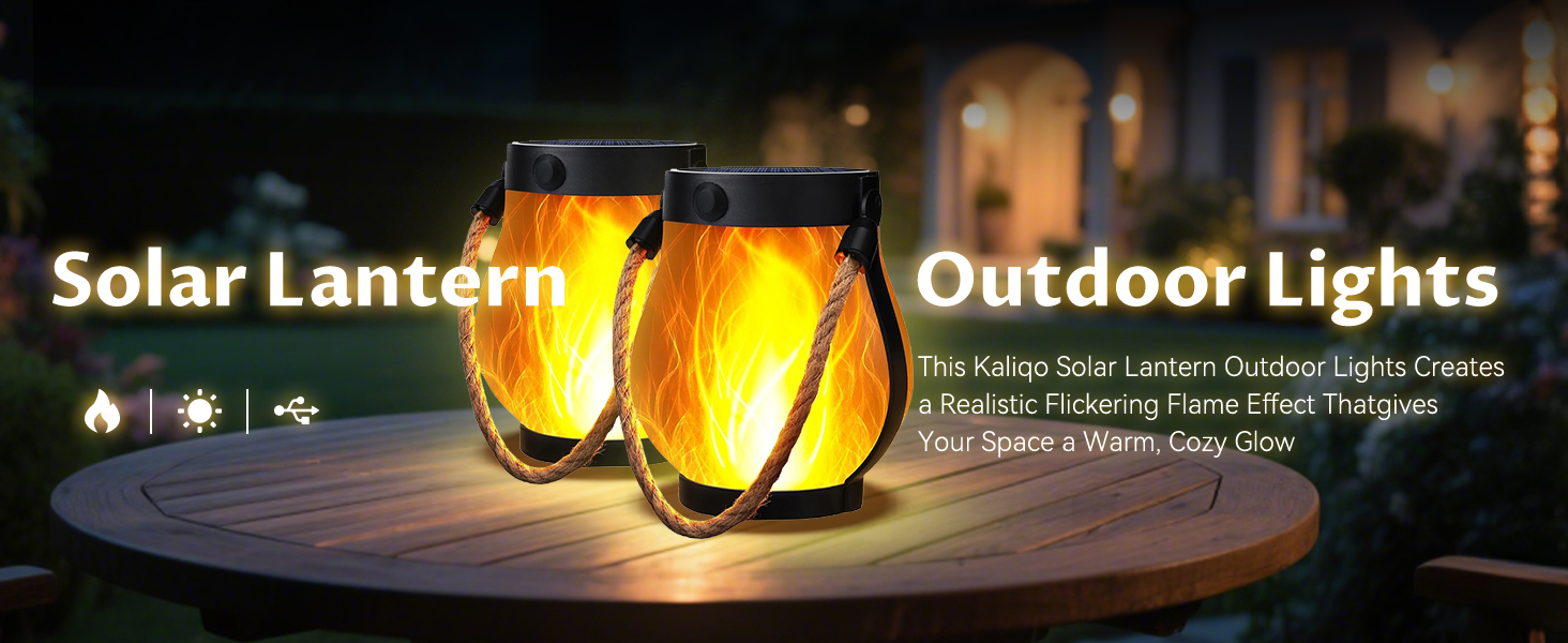 Watch Kaliqo Solar Lantern Outdoor Lights on Amazon Live
