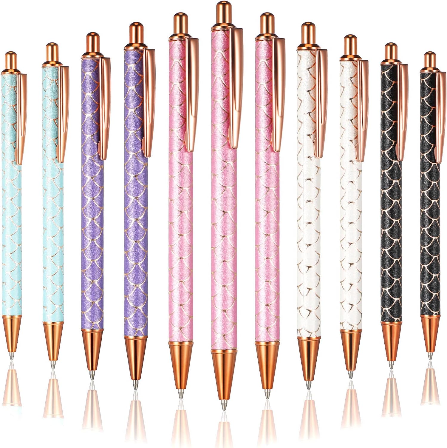 Amazon.com : U-RIGHT Cute Pens for Girls Women Patterned Fancy Glitter ...