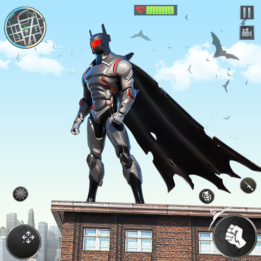 Bat Robot Rescue in Open World Game : Bat Hero : Bat Rope Hero ...