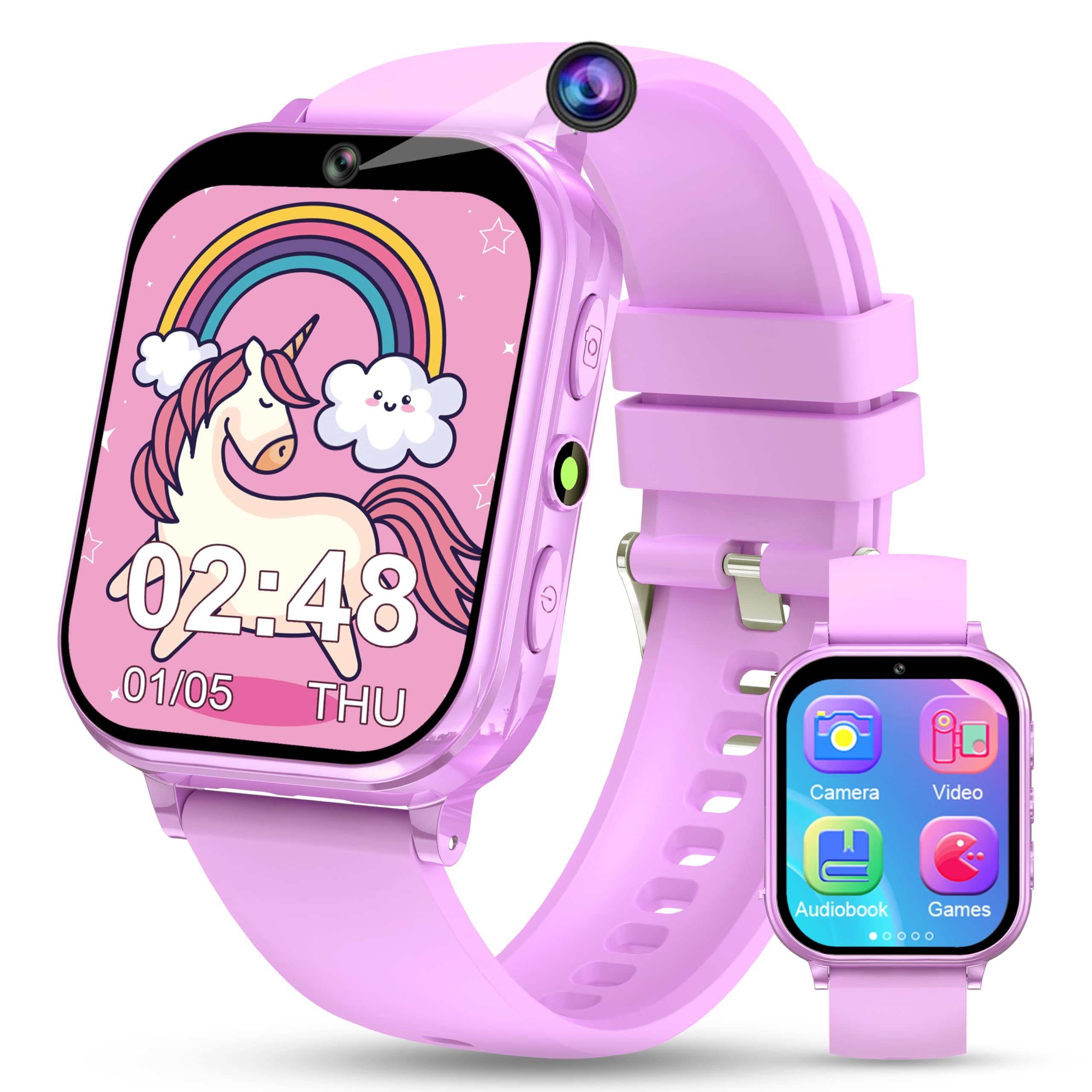 Amazon.com: KALINCO Kids Smart Watch, No Phone Needed, Games Camera ...