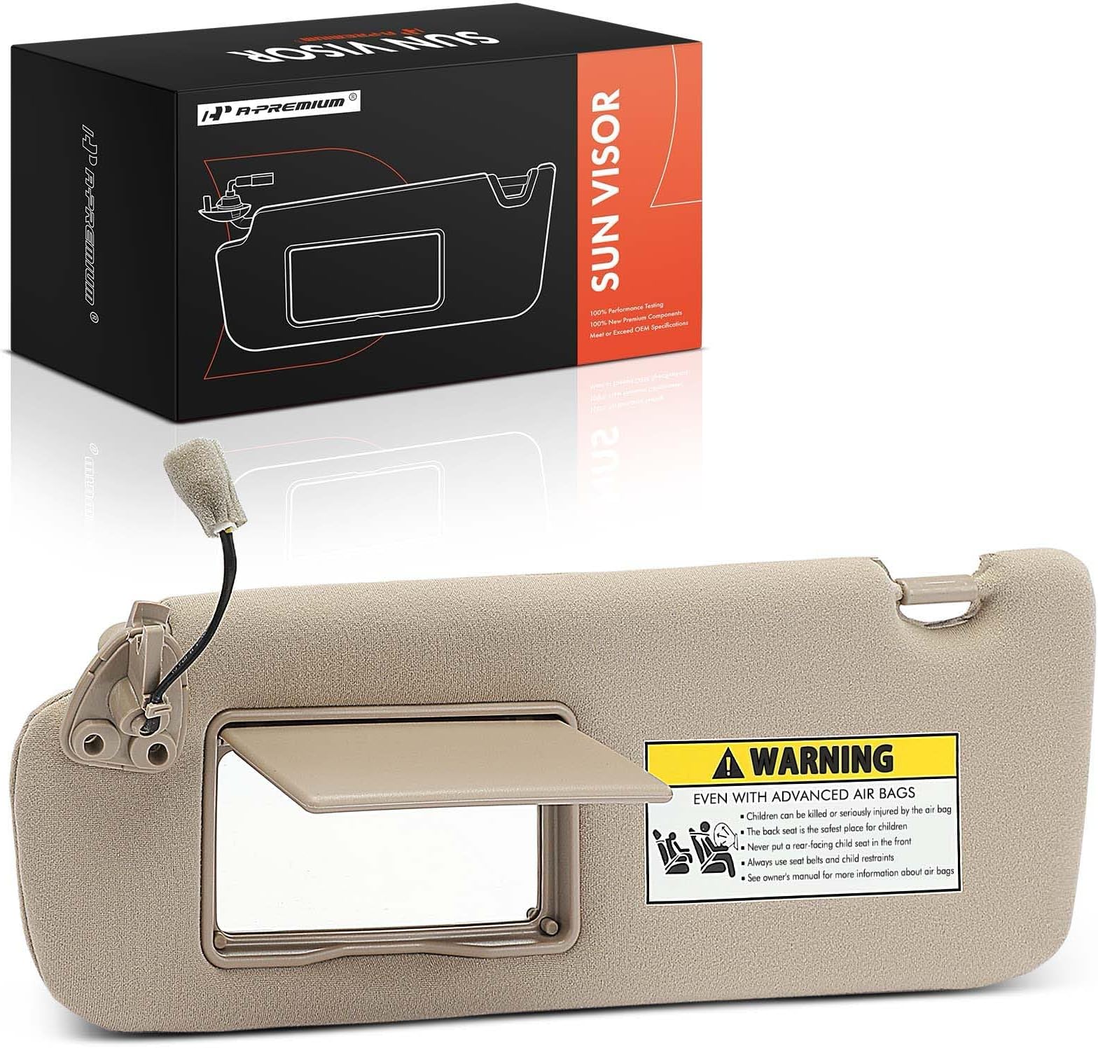 Amazon.com: Dorman 74208 Driver Side Sun Visor Compatible with Select ...