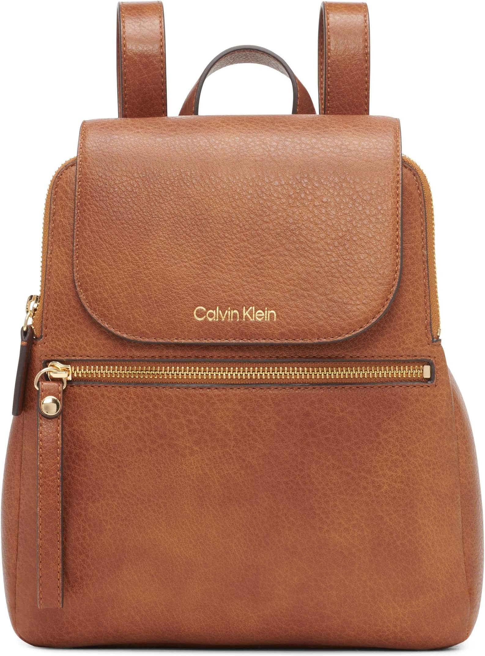 Amazon.com | Coach Soft Pebble Leather Riya Backpack 21 Black One Size ...