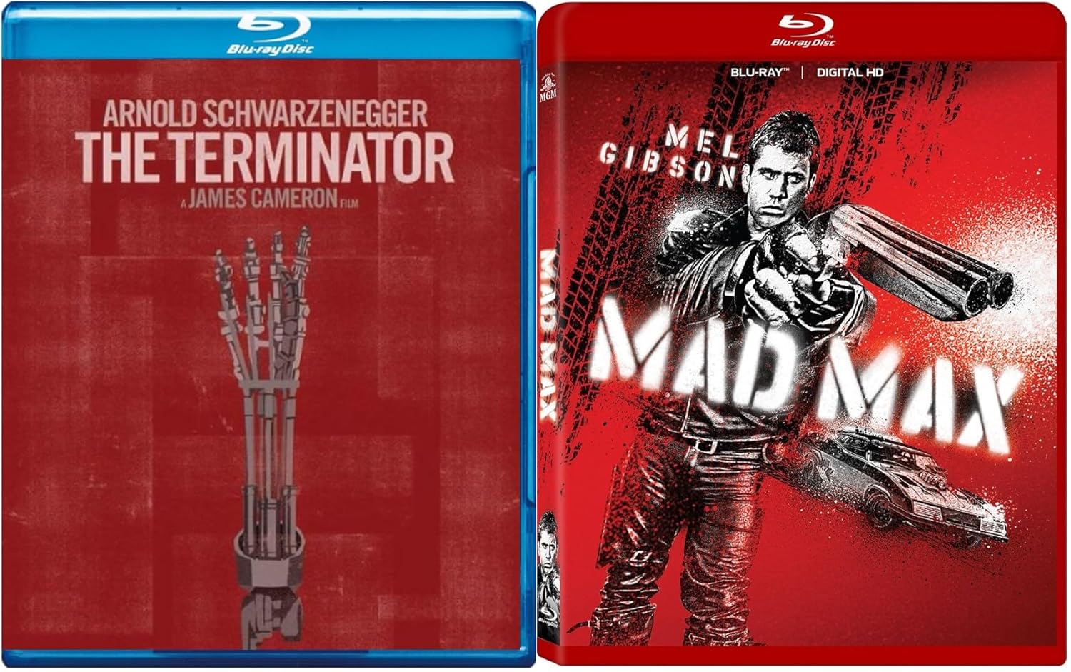 Amazon.com: Action Movie Night 2-Pack: Mad Max & The Terminator [Blu ...