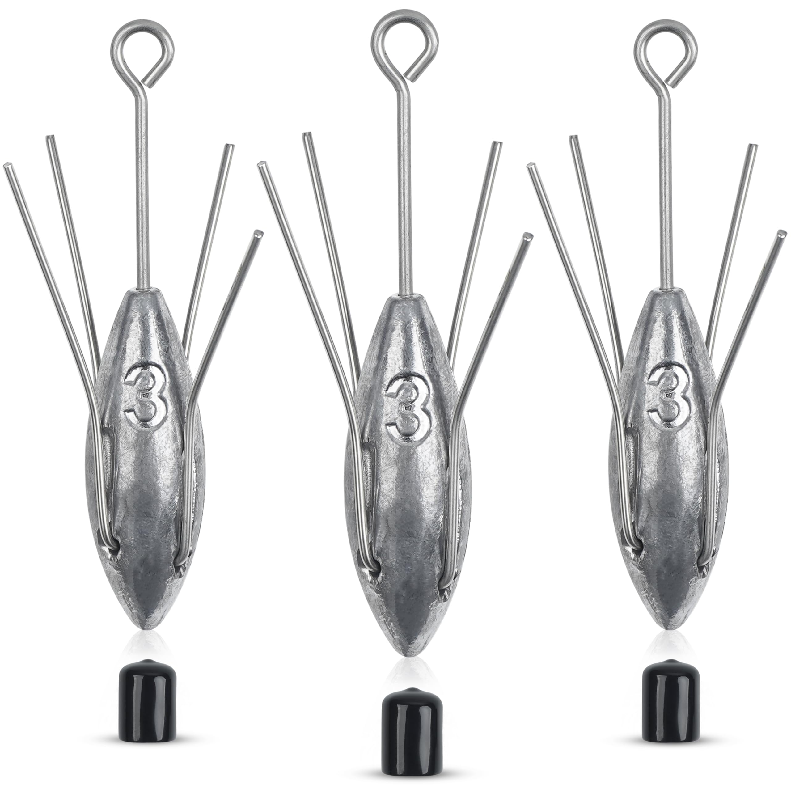 Amazon.com : Sputnik Sinkers Surf Fishing Weights,Spider Weights ...