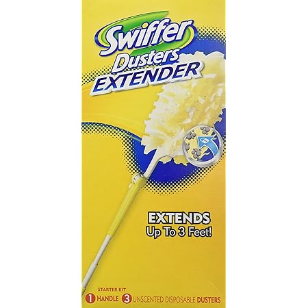 Amazon.com: Swiffer 360 Dusters Extendable Handle Starter Kit, 3 Count ...