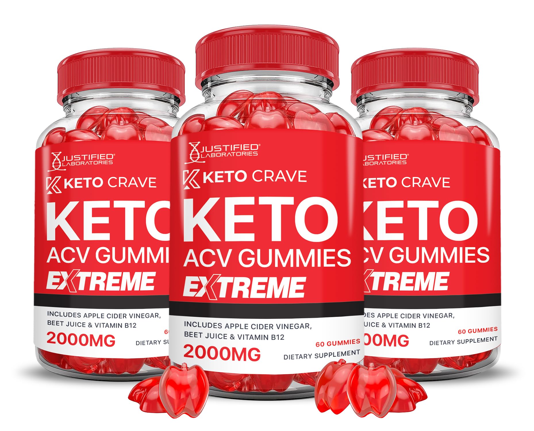 Amazon.com: (3 Pack) Keto Crave Keto ACV Gummies Extreme 2000MG Keto ...