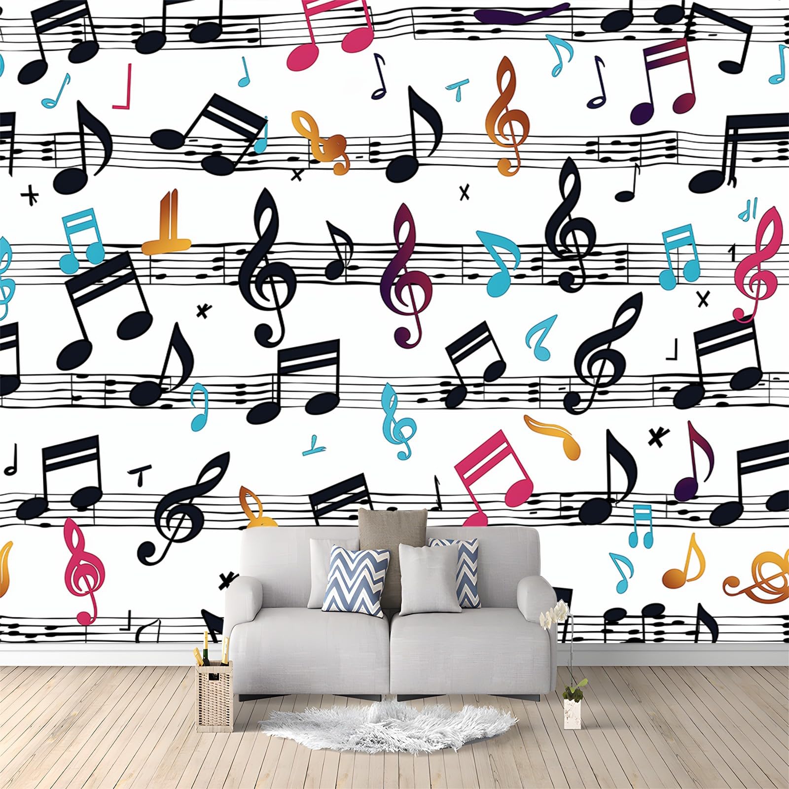 Music Notes Wallpaper Free Vectors | Background Material Of Sparkling