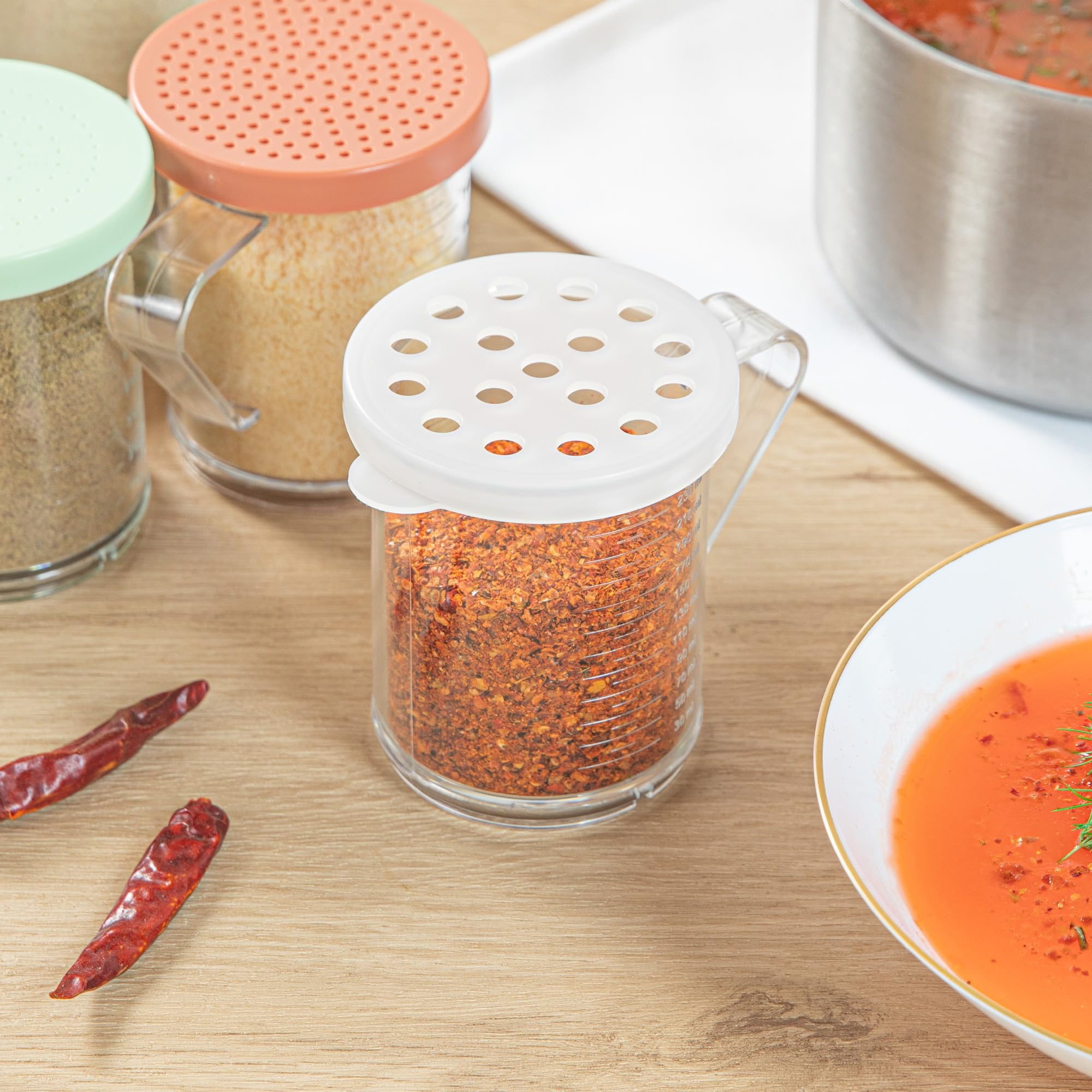 Snapklik.com : Restaurantware RW Base 10 Ounce Clear Plastic Dredge ...