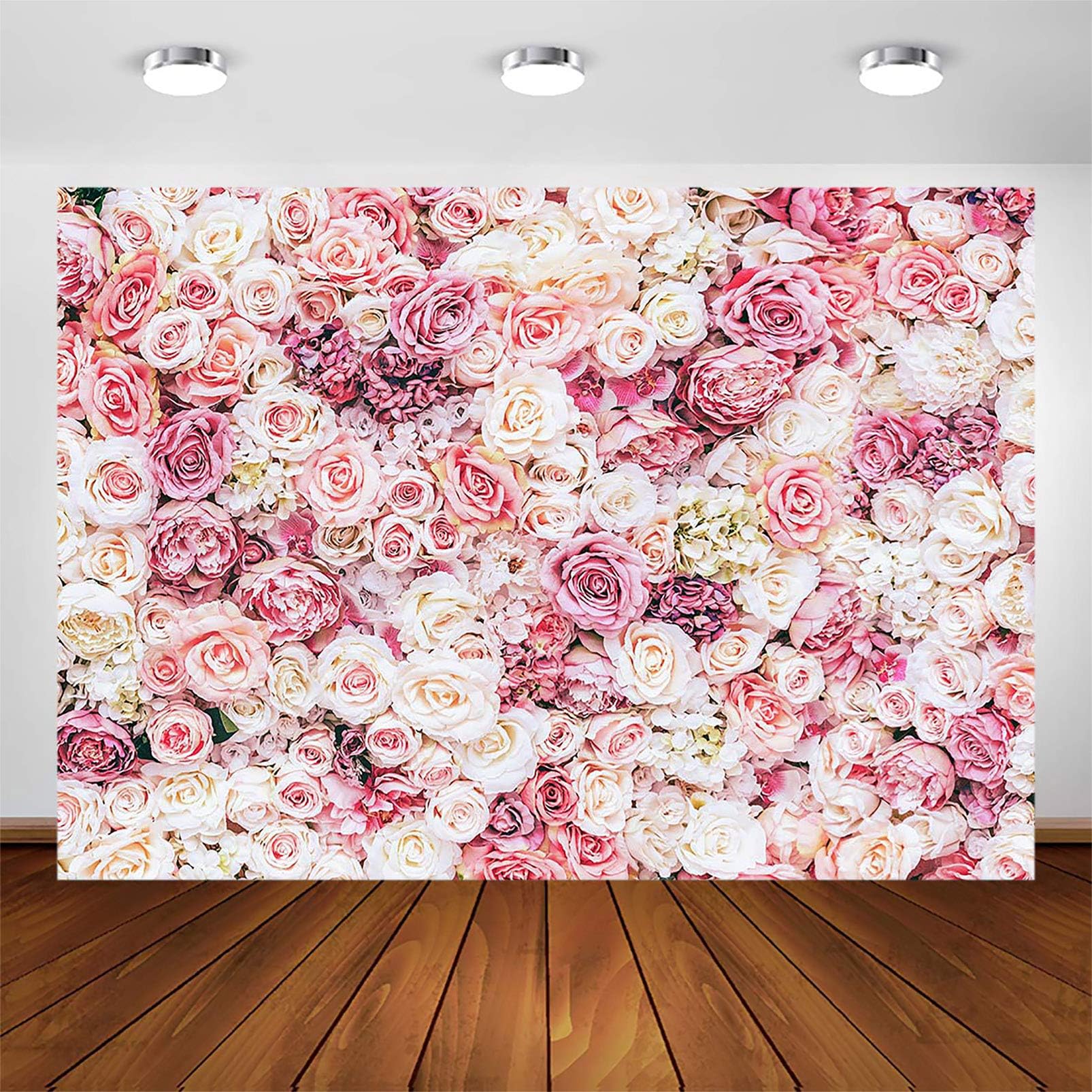Amazon.com : WOLADA 8x8FT Flower Backdrop Vinyl Photography Background ...