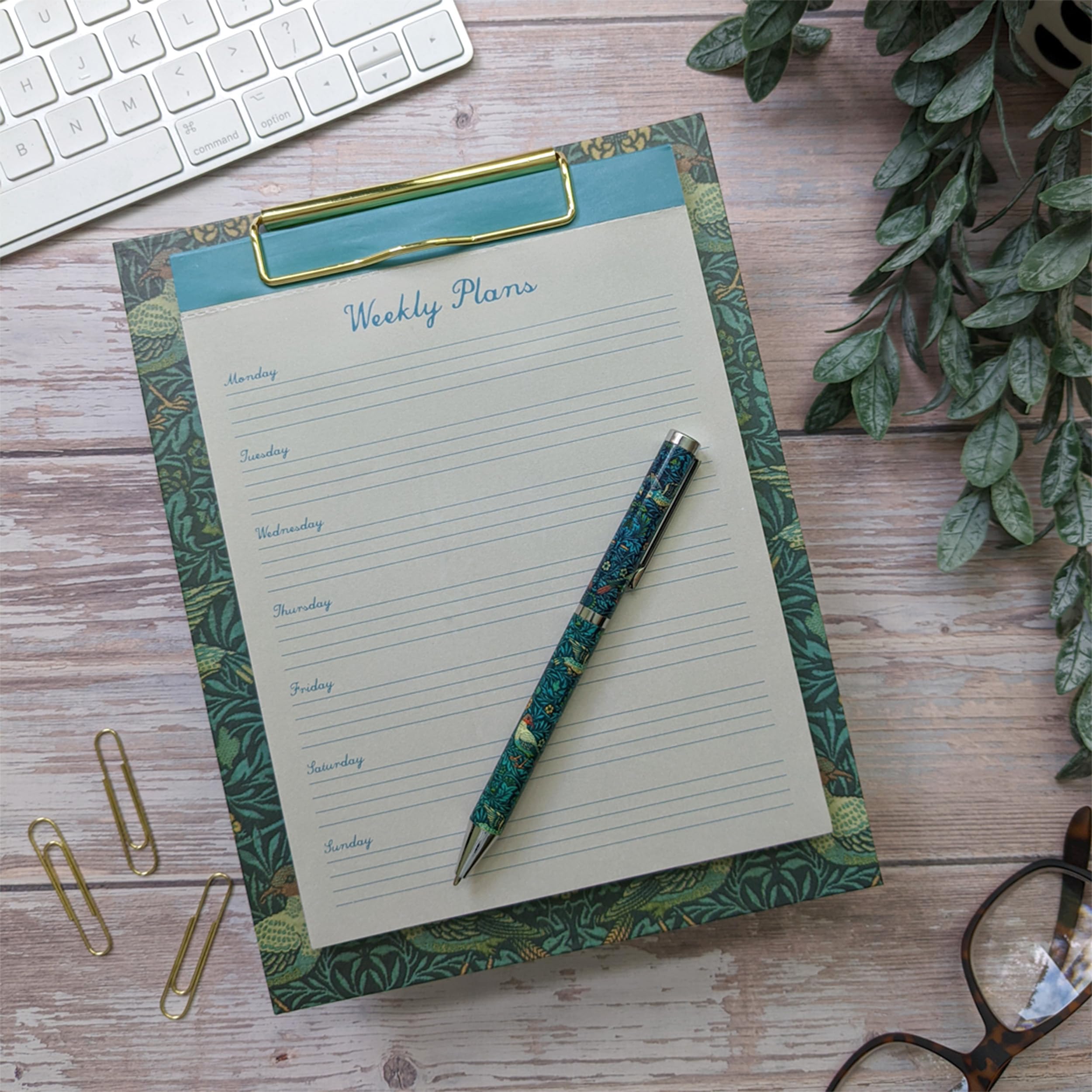 Robert Frederick Weekly Planner Clipboard and Notepad Set – William ...