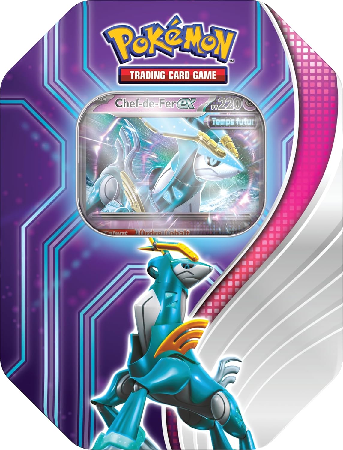 JCC Pokémon : Boîte Destinée Paradoxe – Chef-de-Fer-ex (1 Carte Promo ...