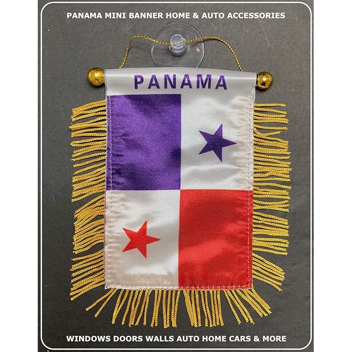 Buy Small Panama Flag, Car Window Flag Panama Mini car Flag Online at ...