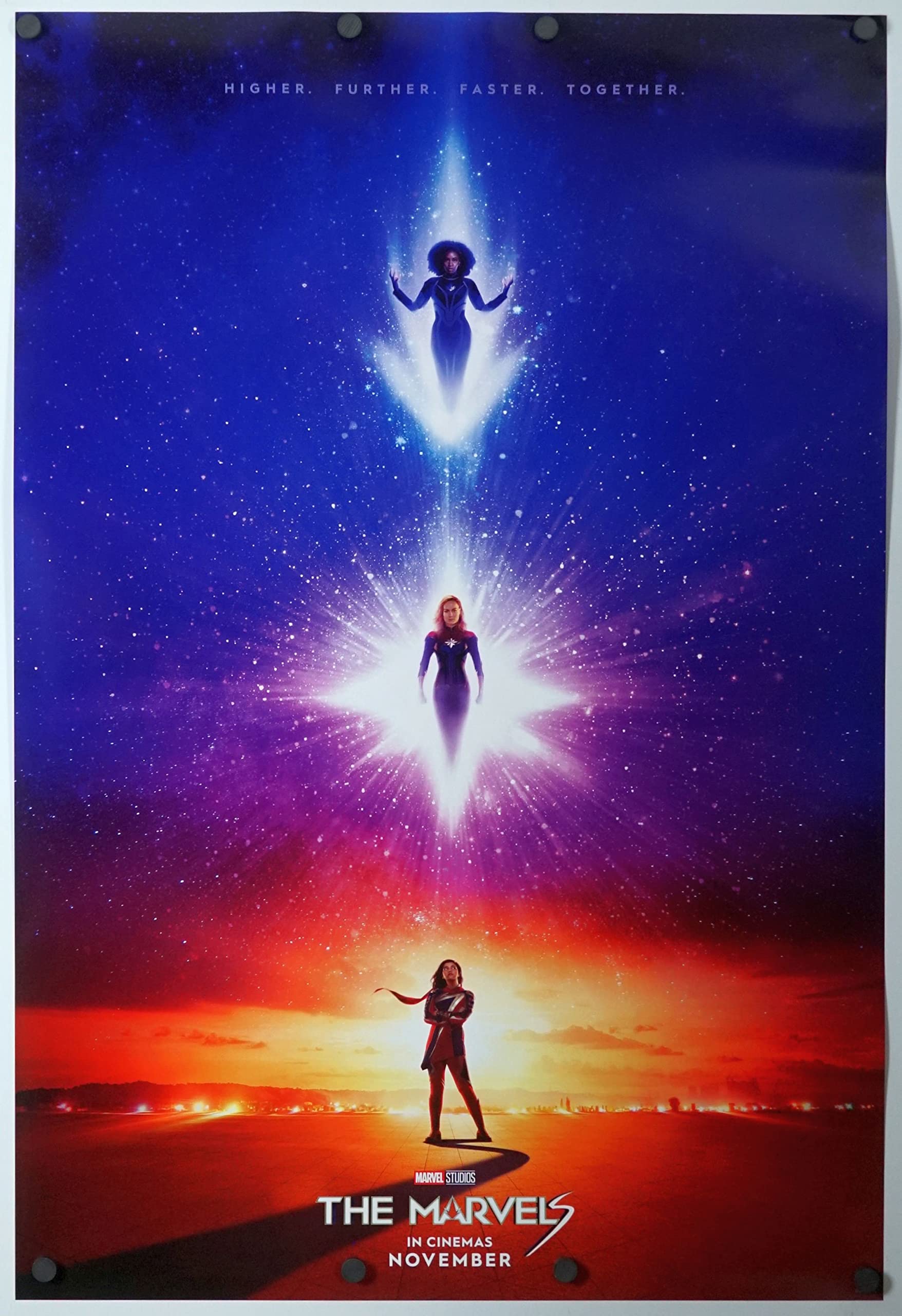 Amazon.com: THE MARVELS MOVIE POSTER 2 Sided ORIGINAL 27x40 2023 ...