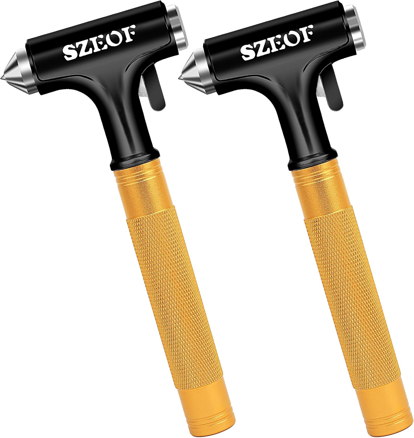 Amazon.com: SZEOF 2 Packs Car Window Breaker with Seat Belt Cutter,Car ...