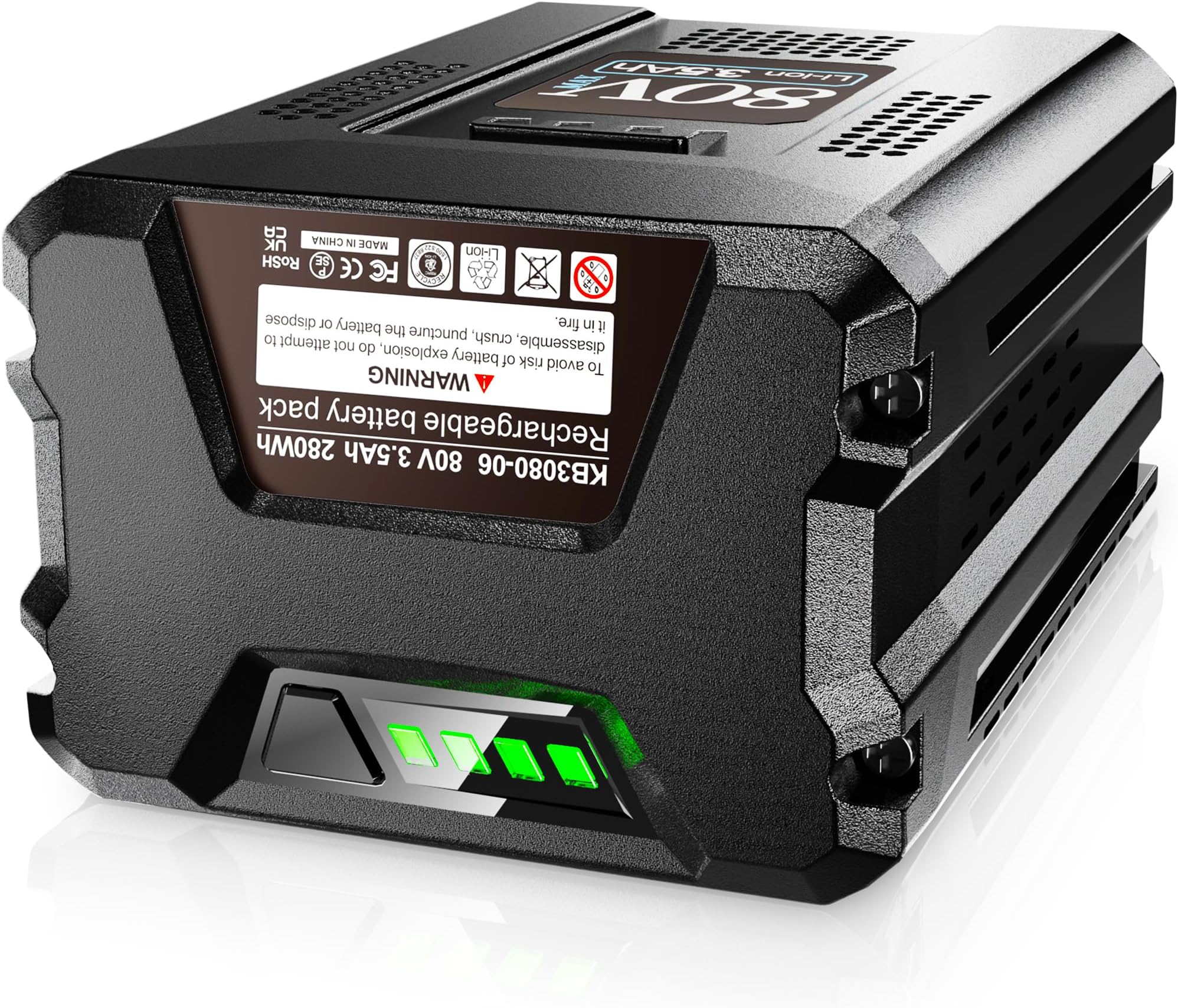 Amazon.com: Kobalt 80-Volt Max 5 Ah Rechargeable Lithium Ion (Li-Ion ...