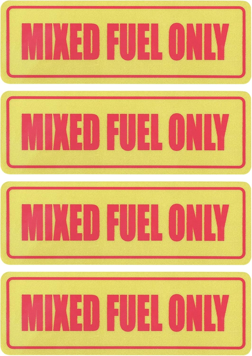Amazon.com - TOMALL 4pcs 6'' x 2'' Mixed Fuel Only Reflective Sticker ...