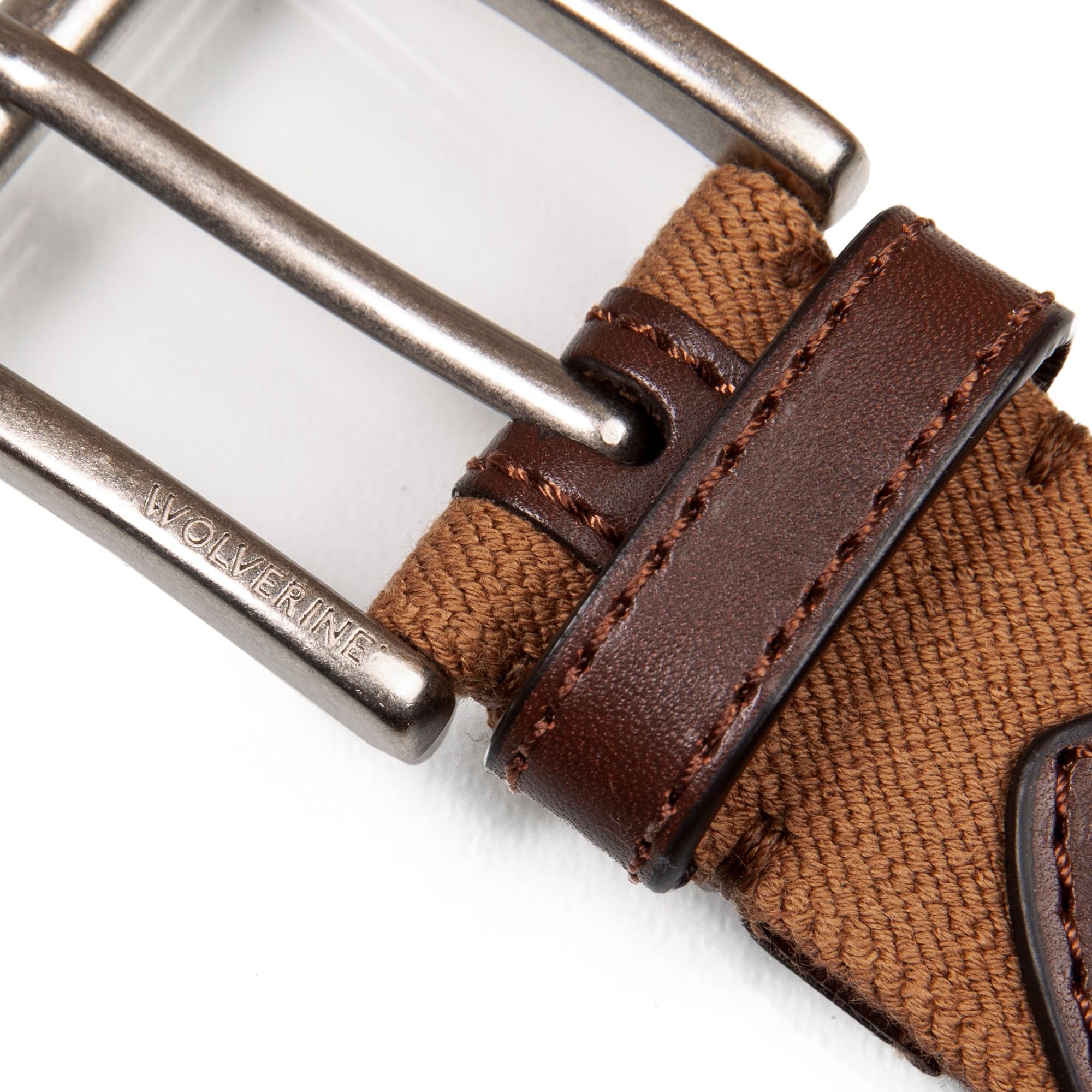 Snapklik.com : Wolverine Mens Flex Stretch Leather Belt Workwear Heavy ...