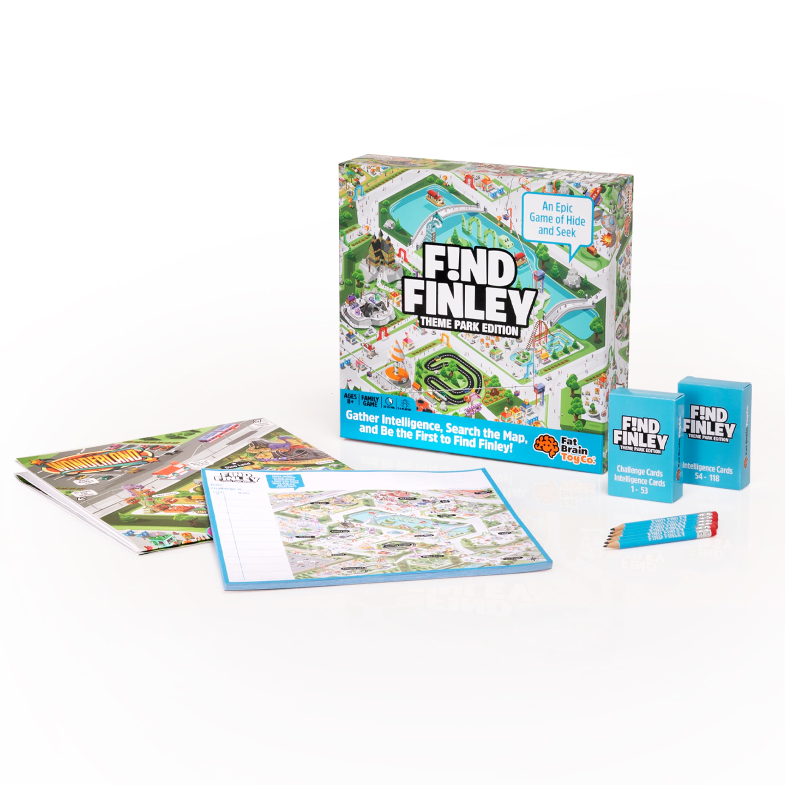 Amazon.com: Fat Brain Toys Find Finley - New Deduction Game for Ages 8 ...