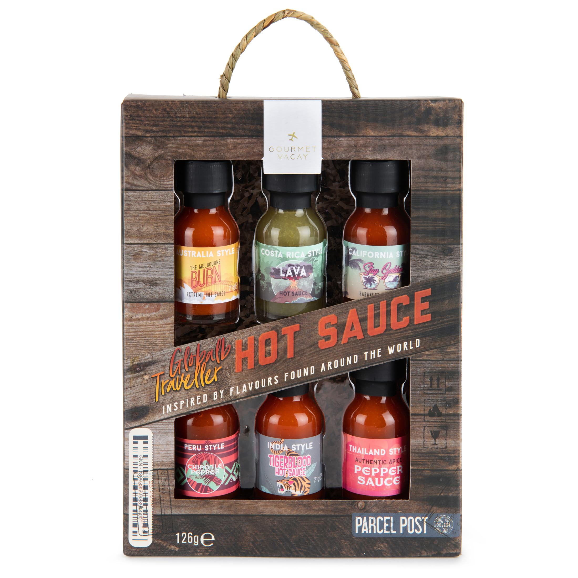 Smokehouse by Thoughtfully, Global Traveler Hot Sauce Collection ...
