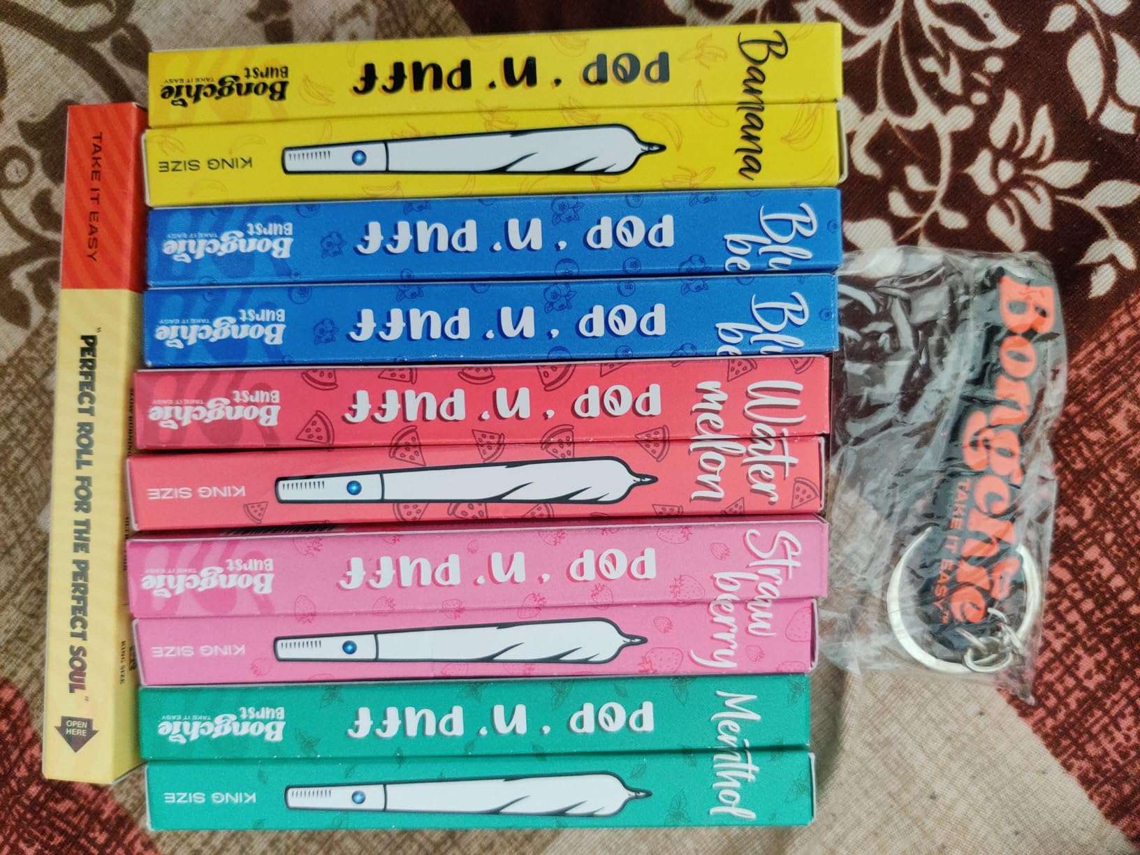 Bongchie Burst Pop n Puff Pack of 5 – Flavor-Infused Quick-Release ...